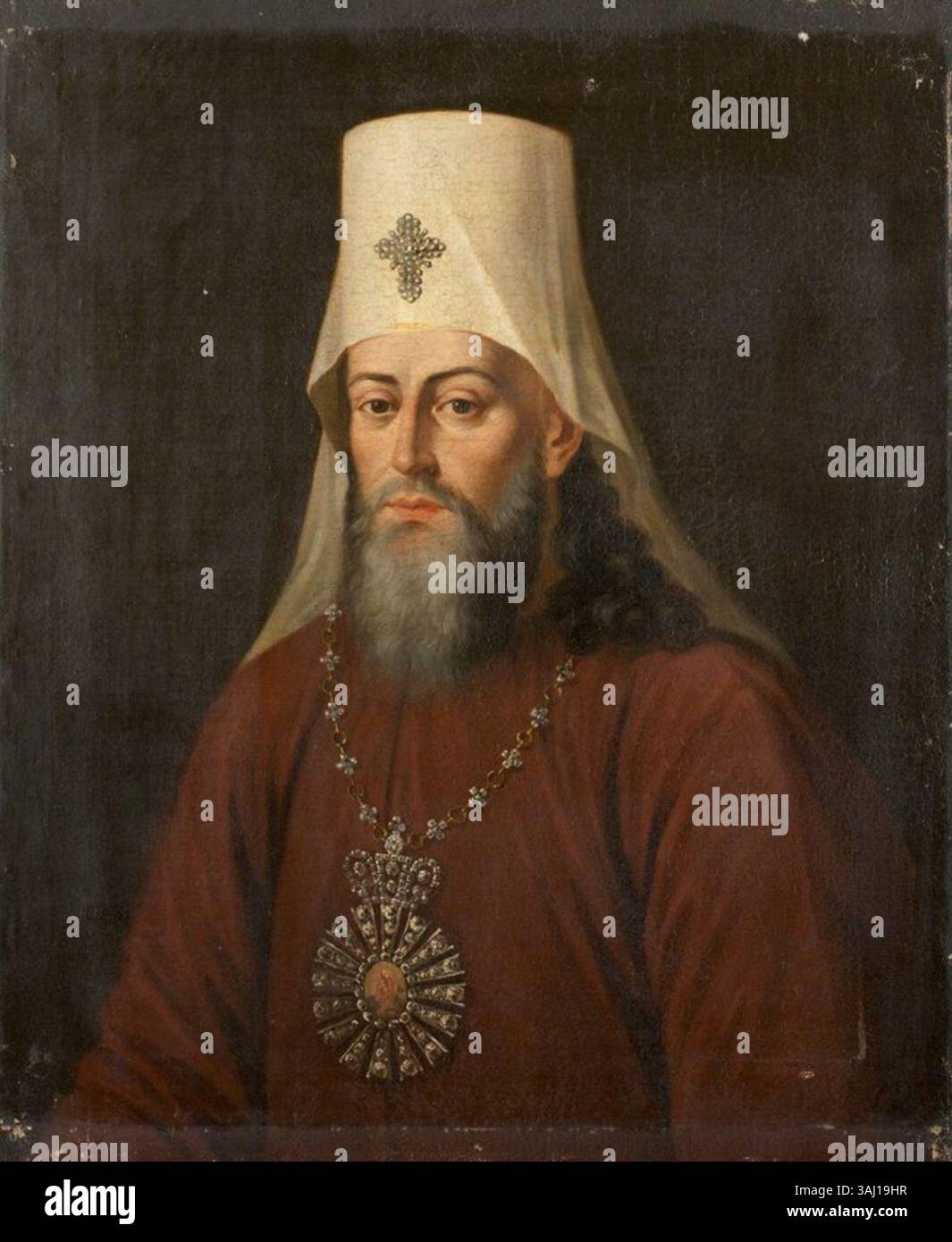 Samuel Myslavski (d. 1812), depicted in this painting by V. Ivanov, reflects the historical ...