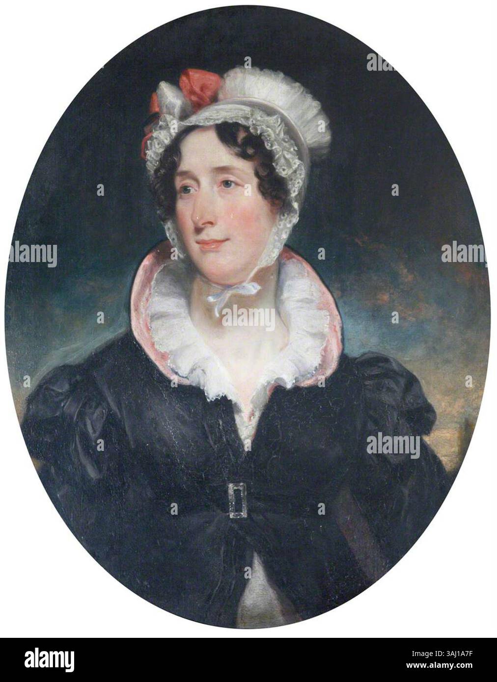 This portrait depicts Lydia Elizabeth Hoare, Lady Acland, painted circa ...