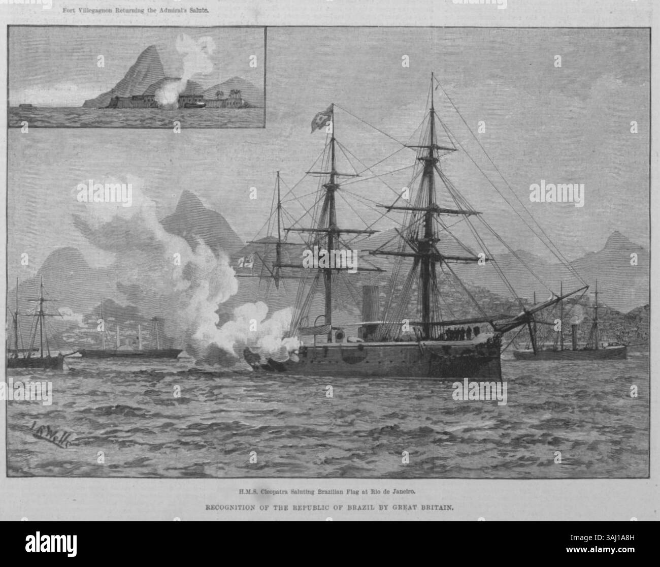 This illustration from *The Illustrated London News* on December 13 ...