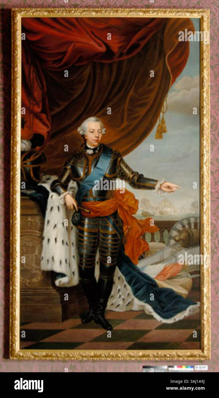 This portrait of Willem V (1748-1806), Prince of Orange, painted by J.G ...