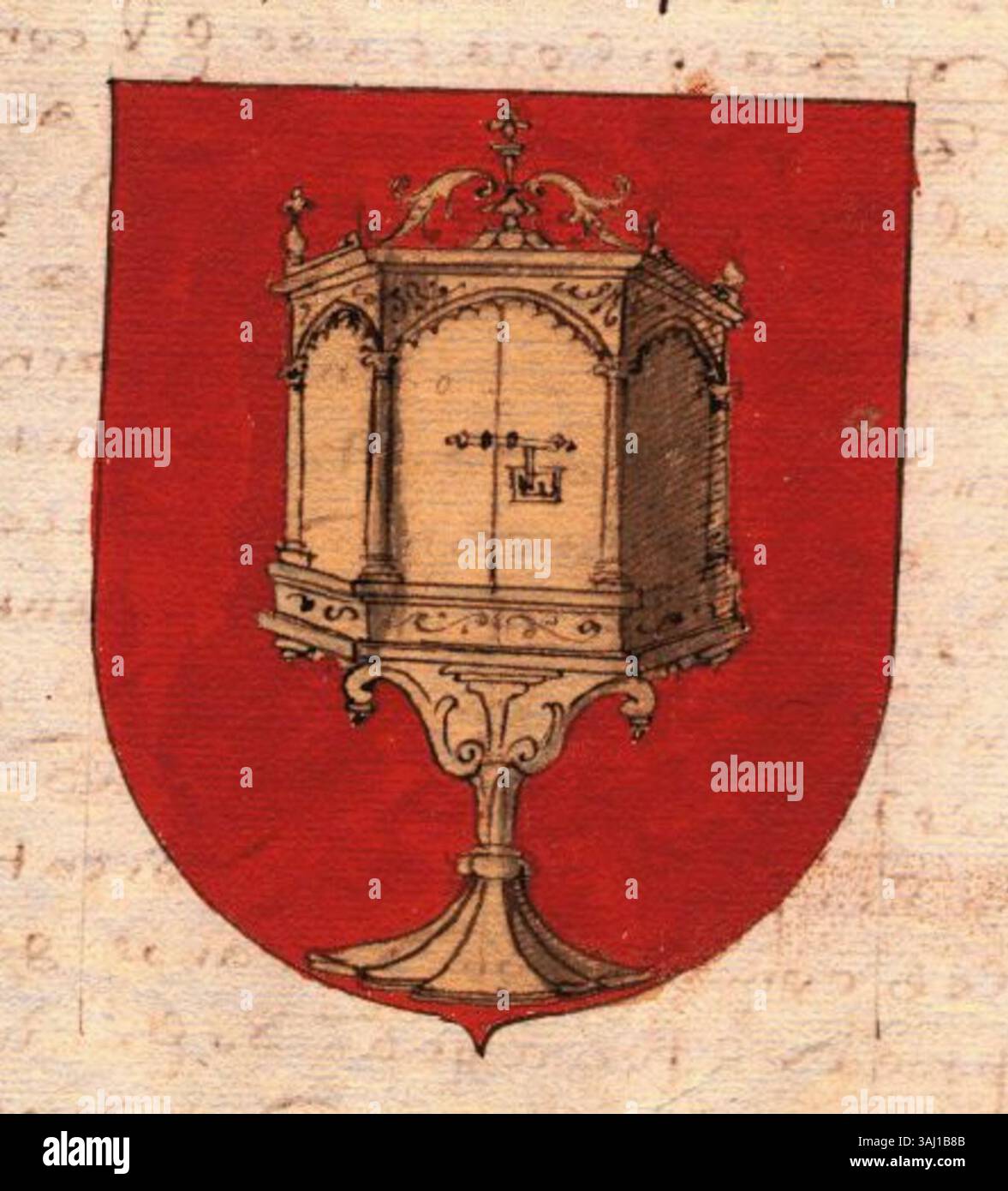 This 16th-century heraldic shield, known as the 'Escudo da Galiza', was ...