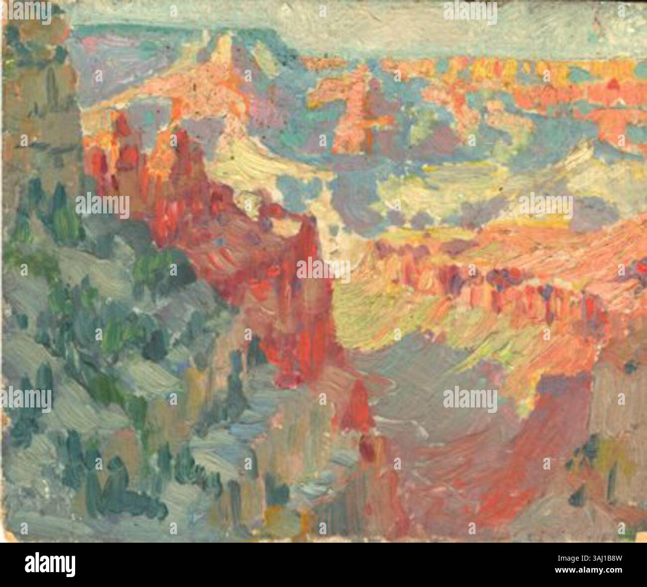'The Grand Canyon,' painted by Arthur Watson Sparks (1871-1919 ...