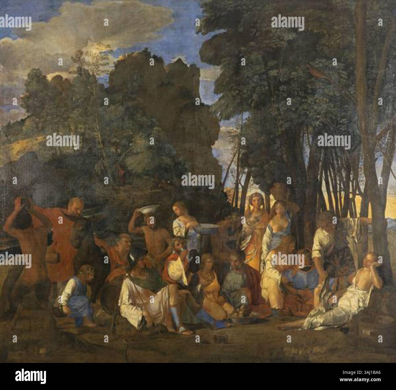 This mythological painting, created between 1625 and 1650, depicts the ...