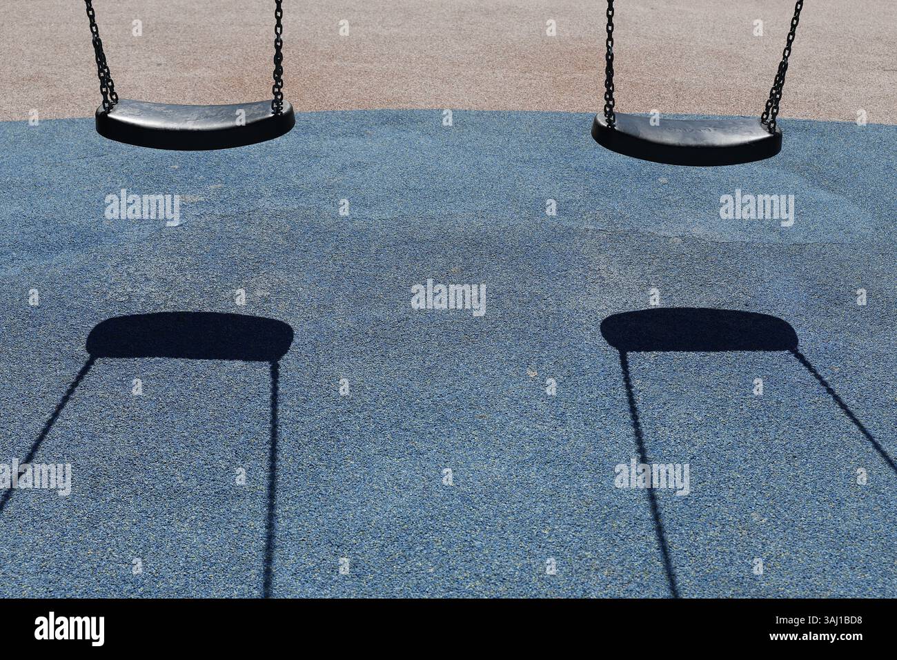 swing set playground Stock Photo - Alamy