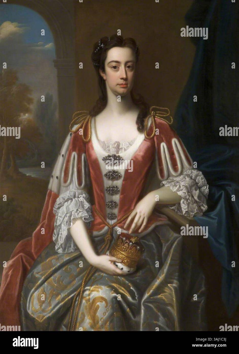 A portrait of Dorothy Wrighte, Countess of Stamford, painted by Enoch ...