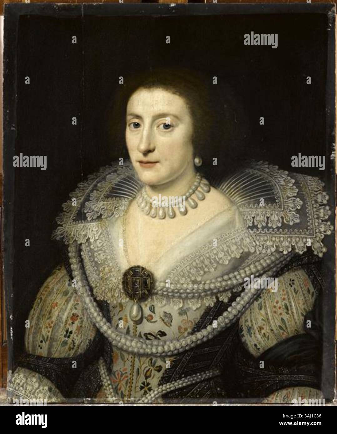 This circa 1630 portrait of Elizabeth Stuart, Queen of Bohemia, was ...