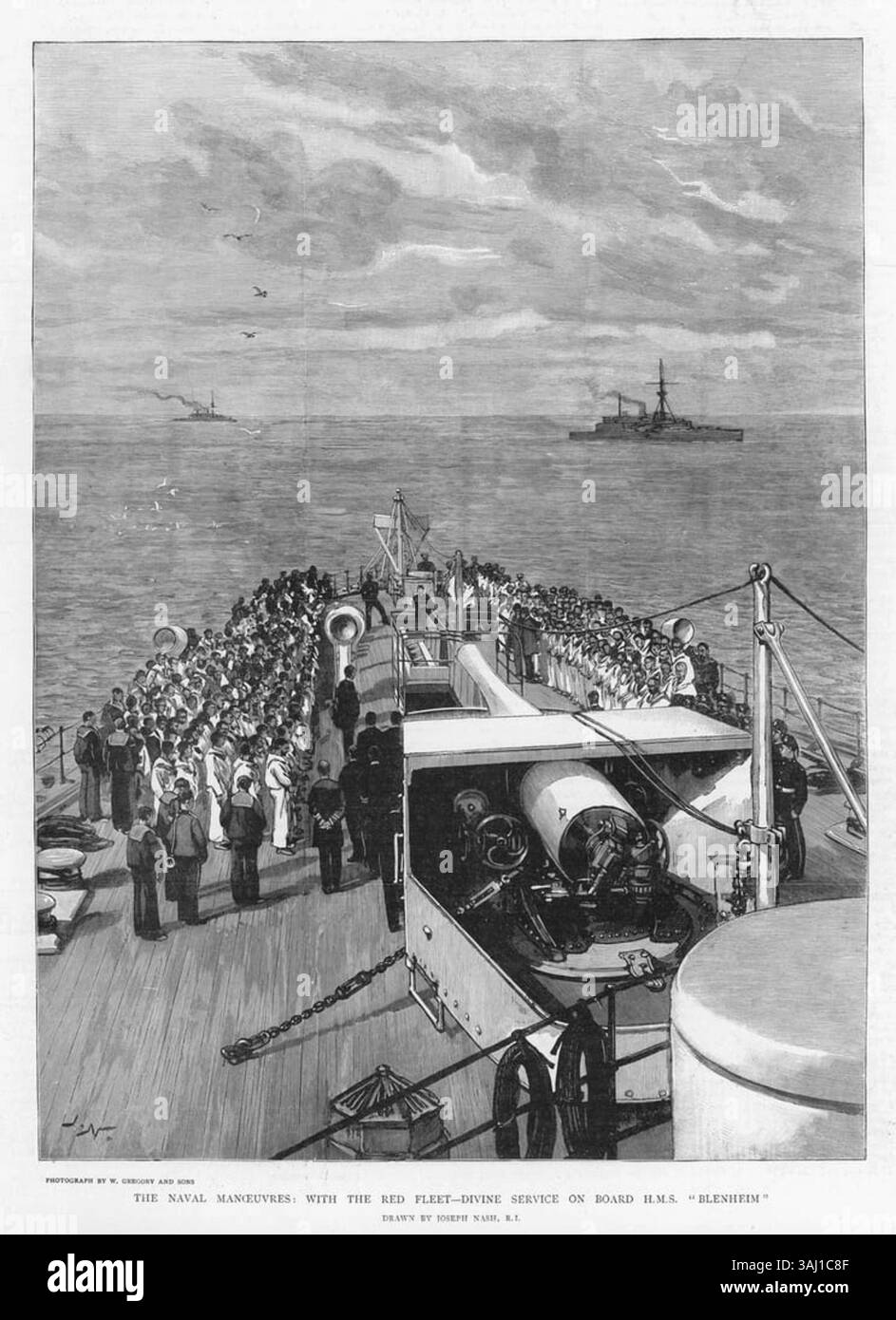 The illustration from The Graphic on 12 August 1893 depicts the Red ...