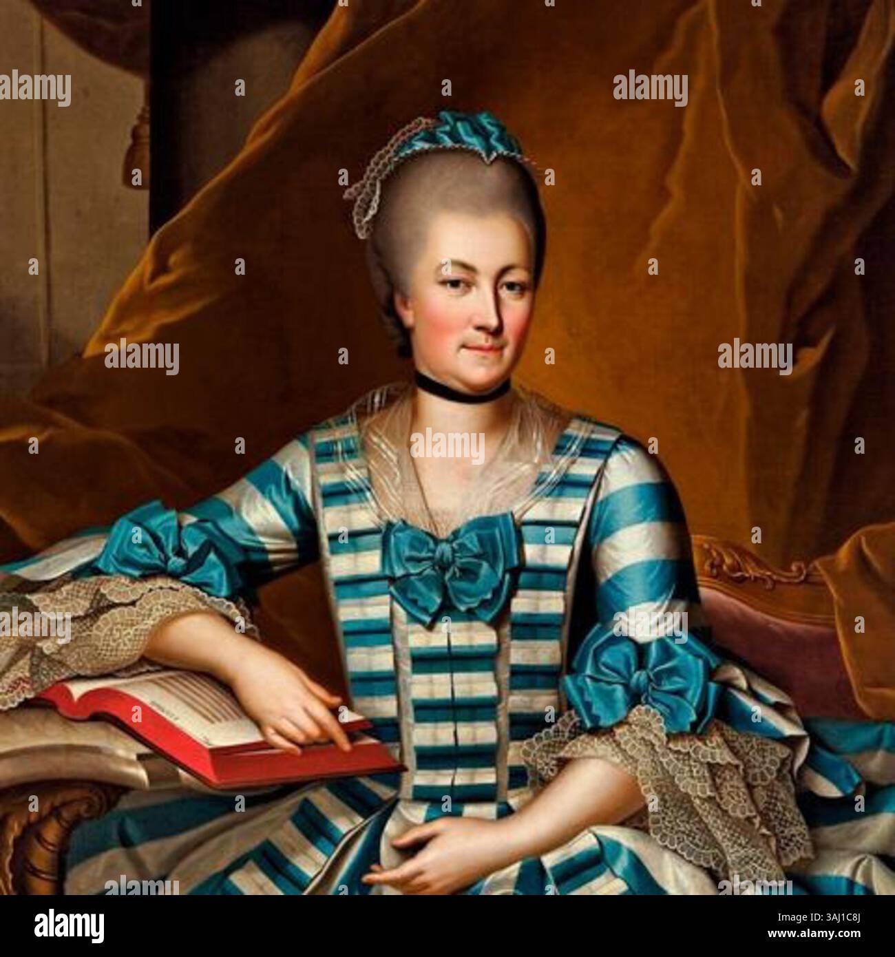 This 18th-century portrait depicts Countess Palatine Caroline of ...