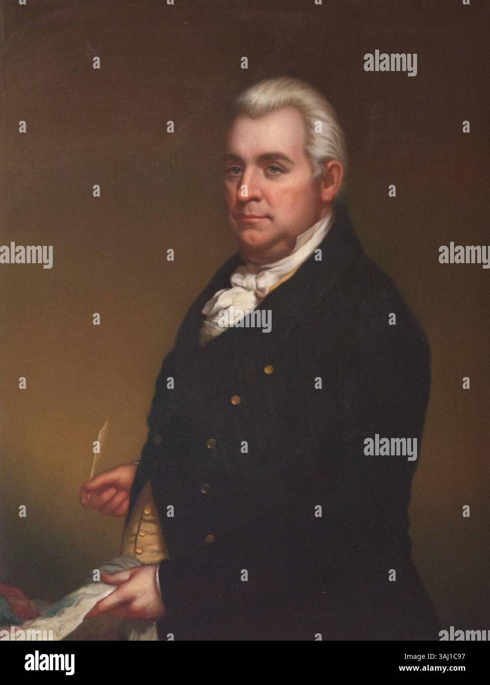 This portrait of Governor Ninian Edwards, displayed at the State ...