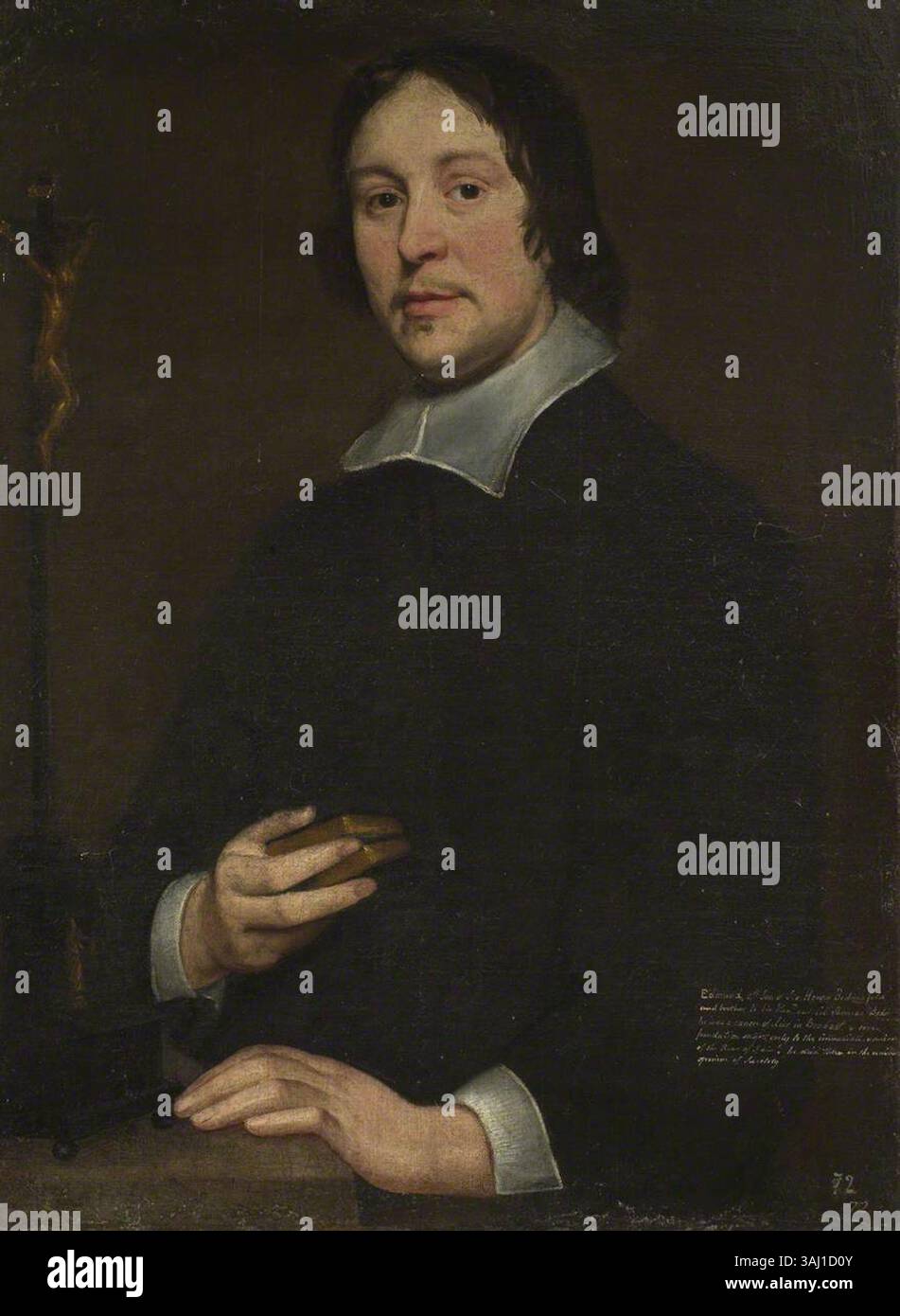 A portrait of Edmund Bedingfeld (1615-1680), Canon of Lierre, painted ...