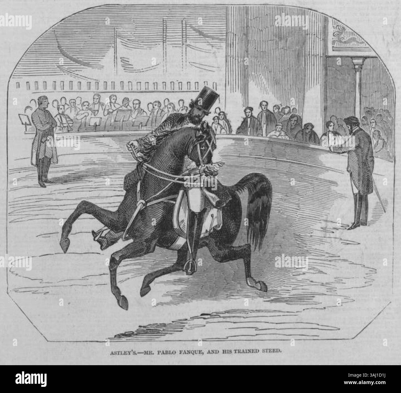 Illustration from The Illustrated London News in 1847 showcasing Pablo ...