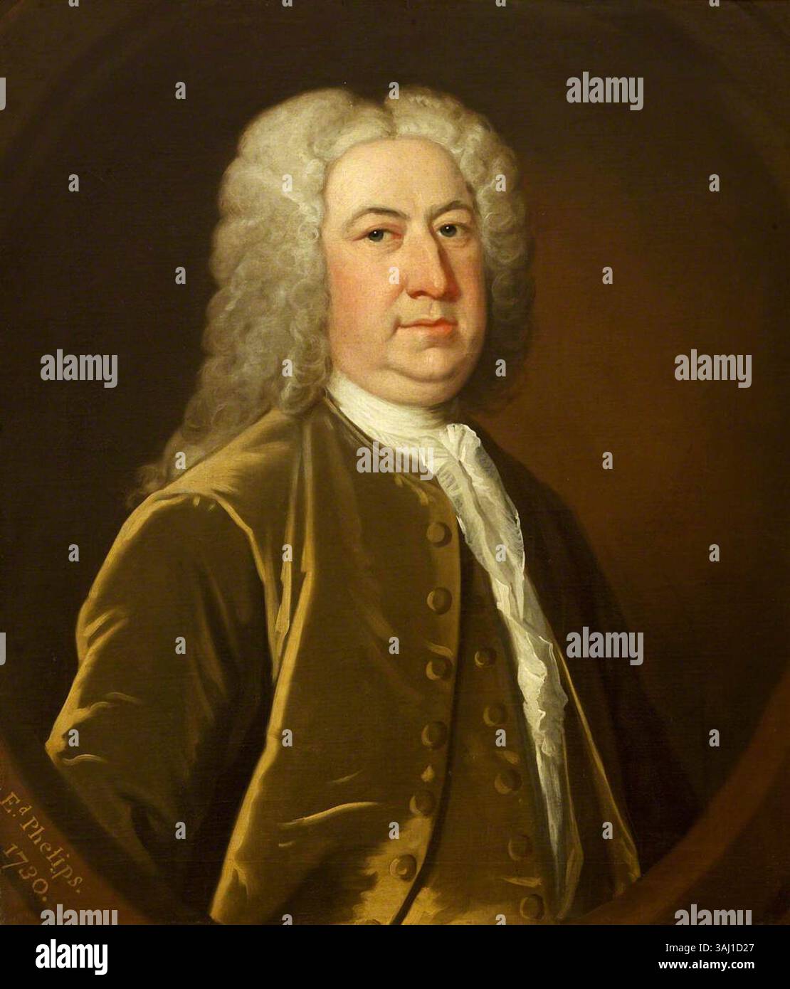 Bartholomew Dandridge's circa 1730 portrait of Edward Phelips IV ...