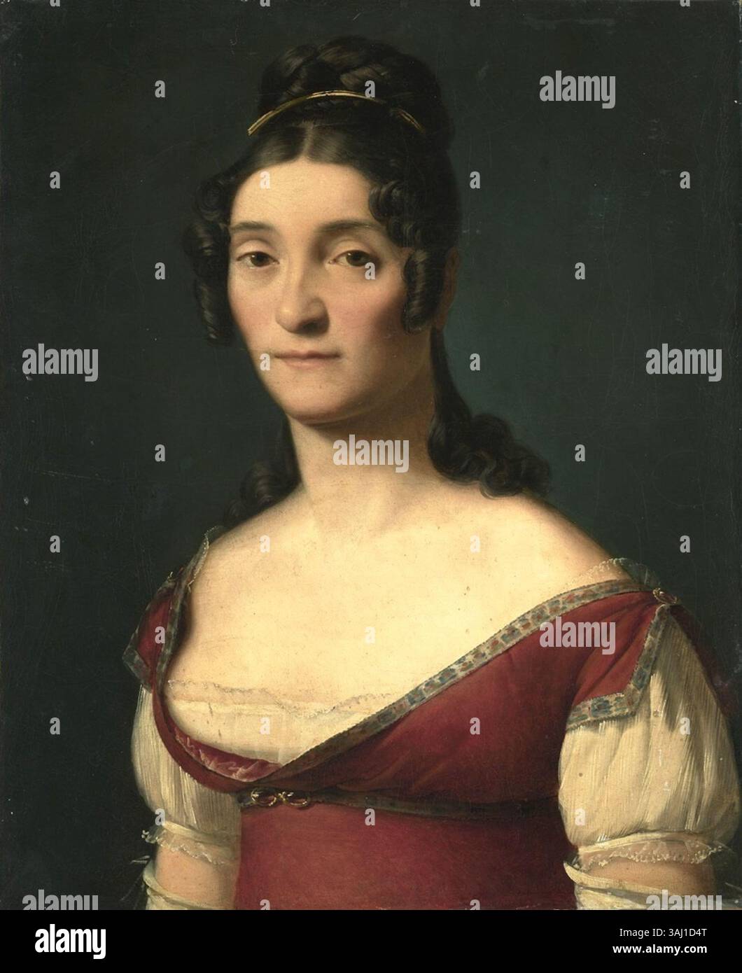 This 1815 oil painting by Alexandre-Jean Dubois-Drahonet depicts the ...