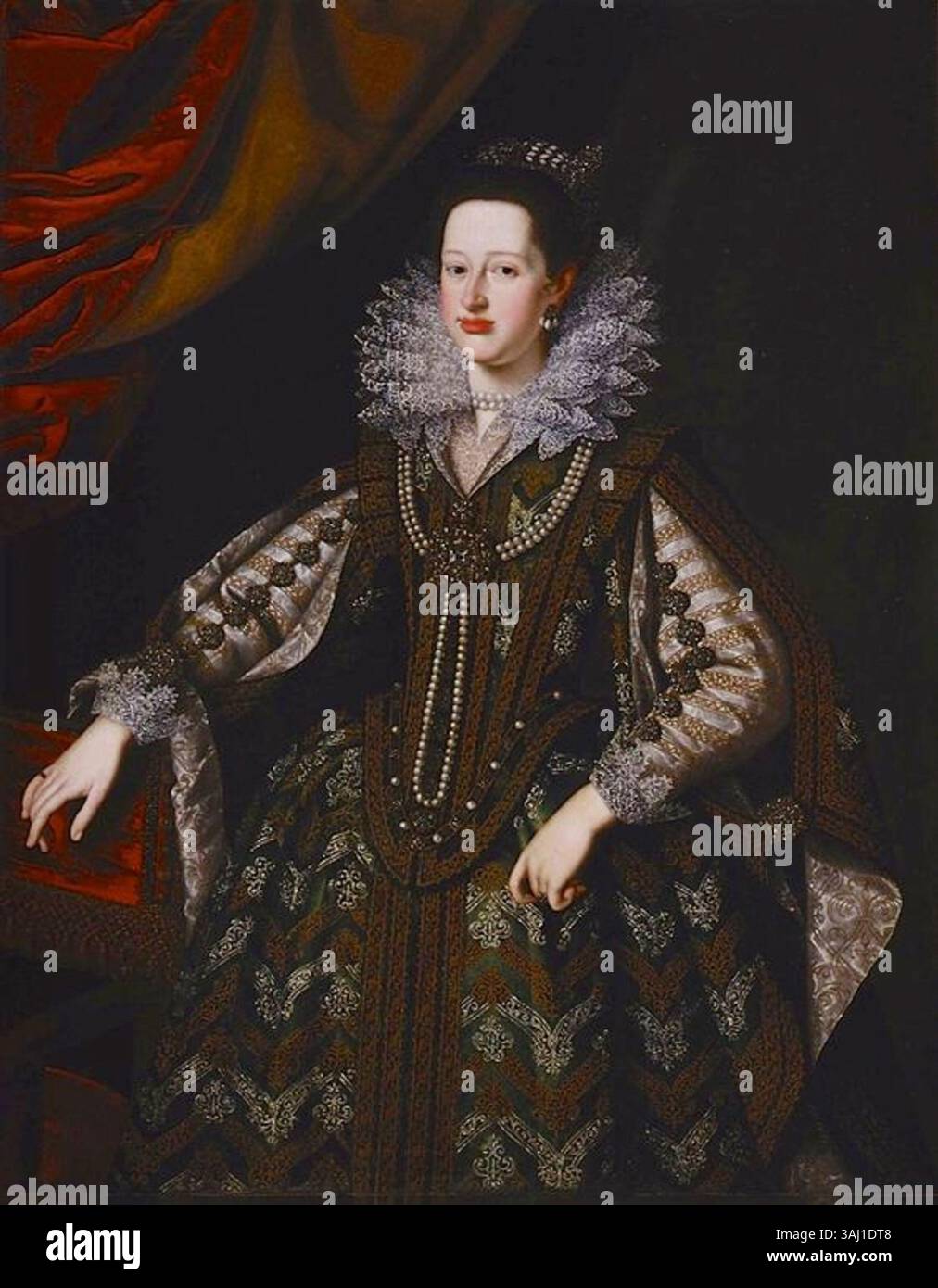 This 17th-century portrait, attributed to a follower of Justus Sustermans, depicts Eleanora ...