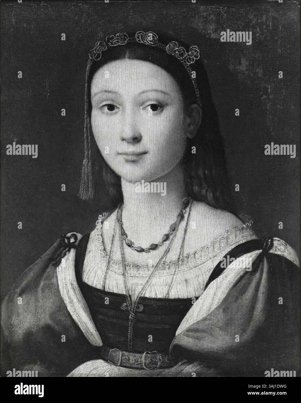 Timoteo Viti’s 'Ritratto femminile' (circa 1500-1525) portrays a woman ...