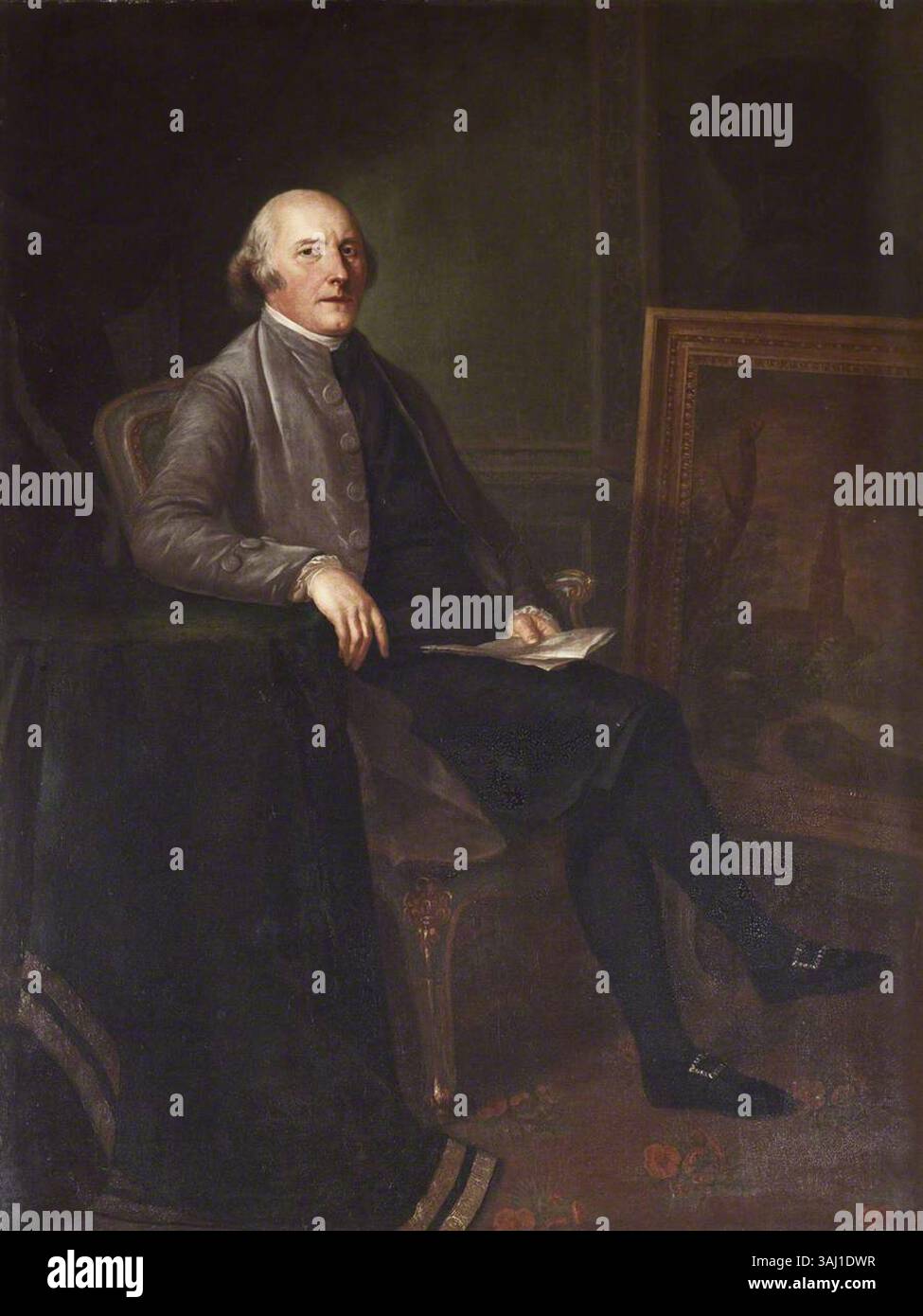 Attributed to Hugh Douglas Hamilton, this portrait depicts Frederick ...