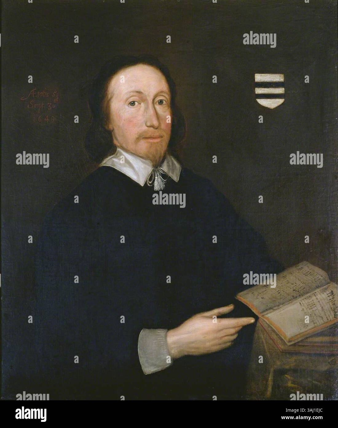 A 17th-century oil painting by John Hilton, depicting a figure or scene ...