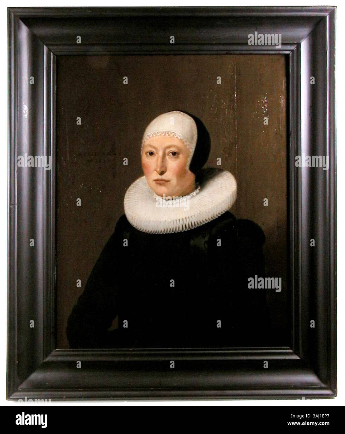 Portrait of a woman, 'Aetatis Suae 47Ao1637' (47 years old, 1637). This ...