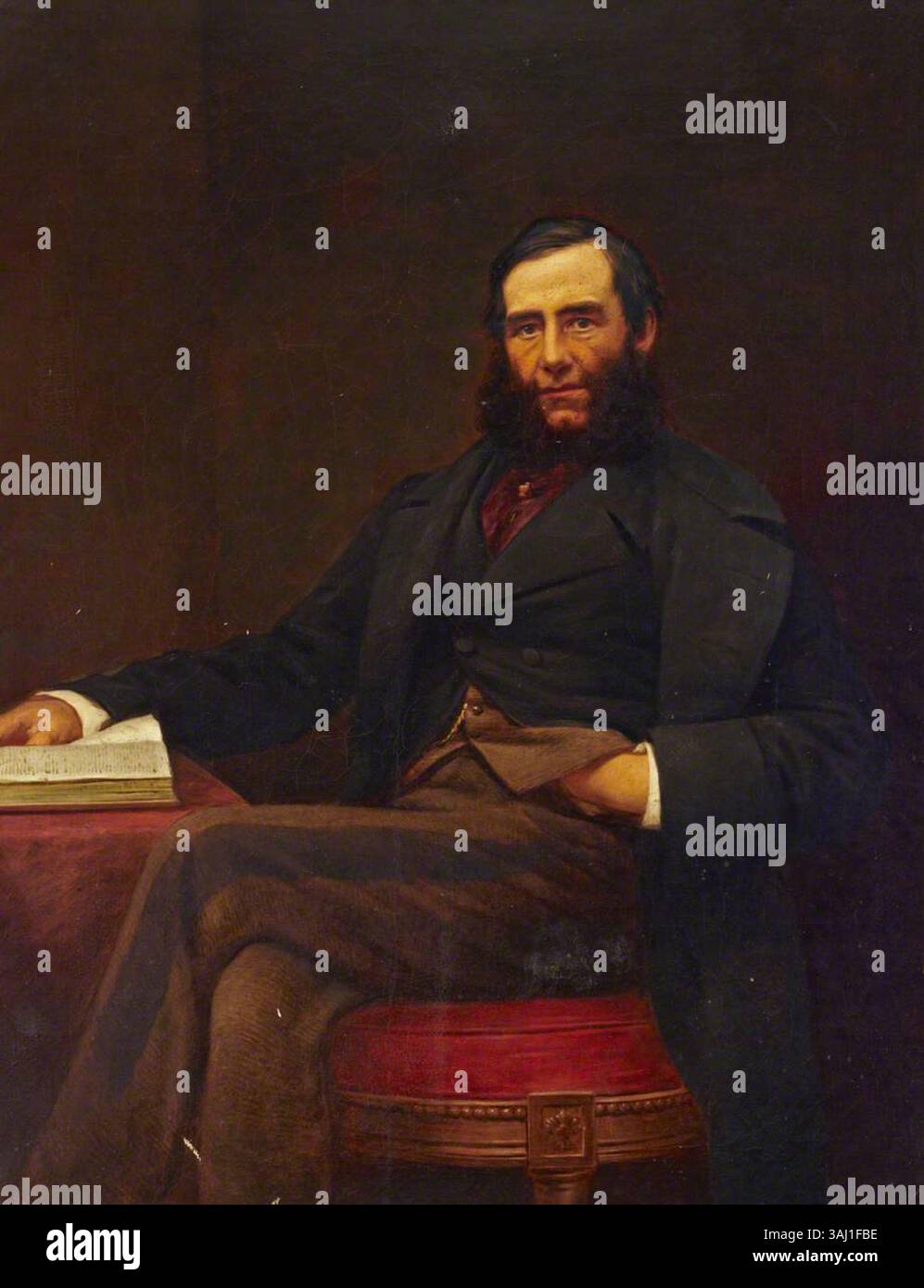 This 19th-century portrait of Donald McKay, painted by an anonymous ...