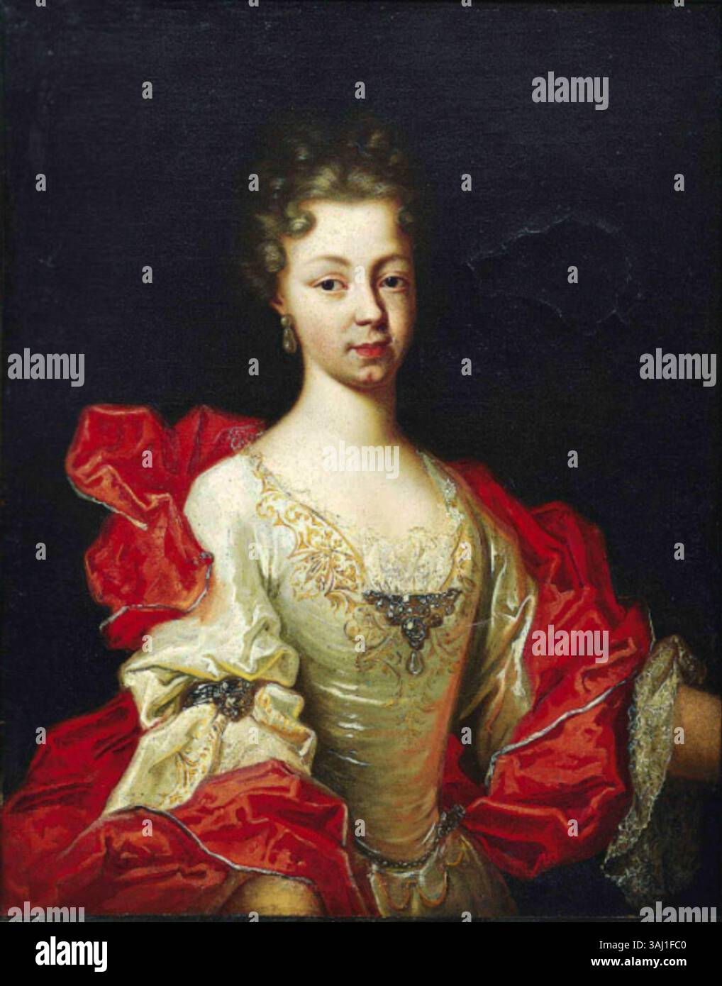 18th-century portrait traditionally thought to depict Elizabeth Farnese ...