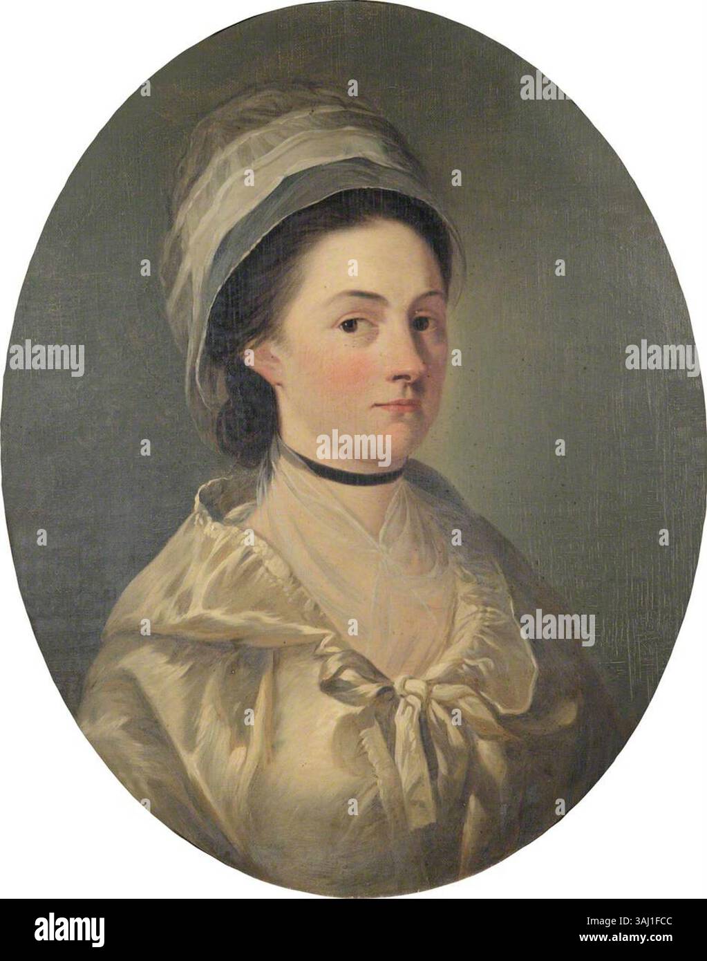 This portrait, painted circa 1780 by an anonymous British artist, depicts Mary Booth (d. 1829 ...