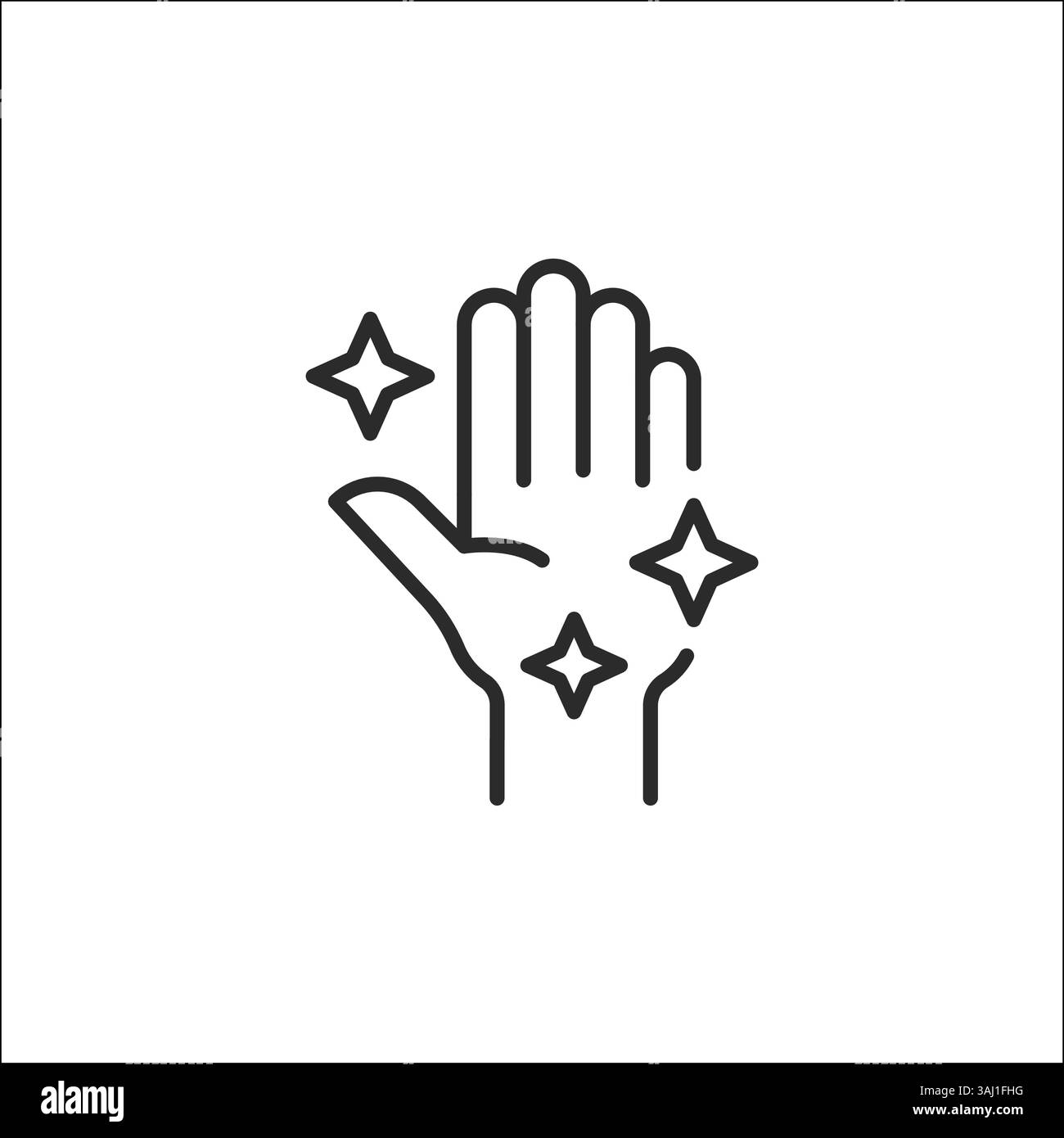 Hand Clean icon Stock Vector Image & Art - Alamy