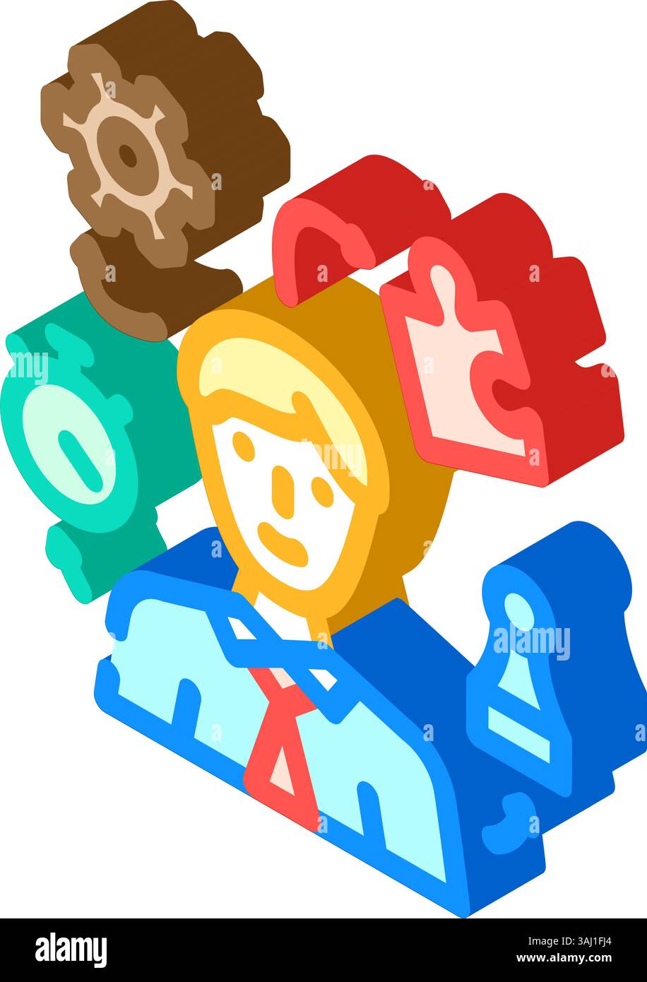 skills abilities interview job isometric icon vector illustration Stock ...