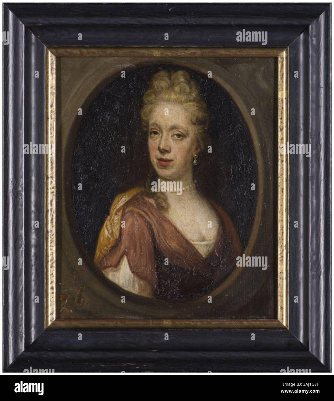 This portrait of Christiana Genoveva van der Goes, painted between 1705 ...