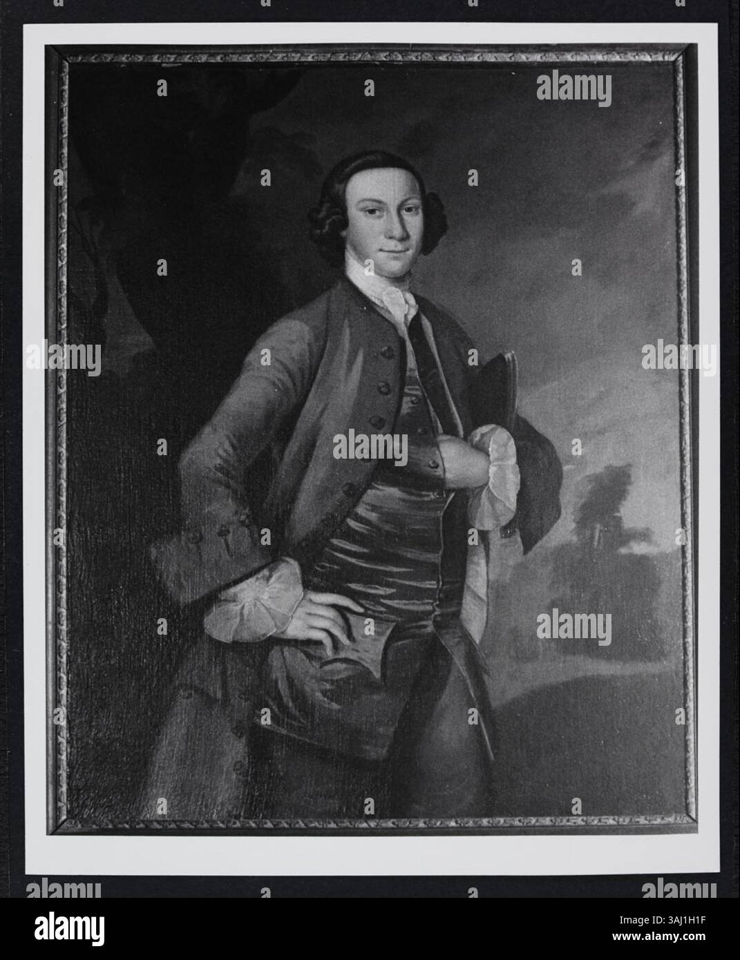 This 18th-century portrait by John Hesselius features Samuel Washington ...