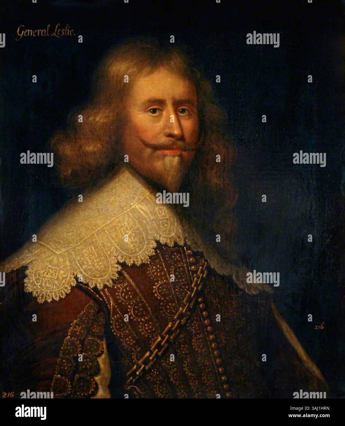 This portrait by George Jamesone (1589–1644) depicts Alexander Leslie ...