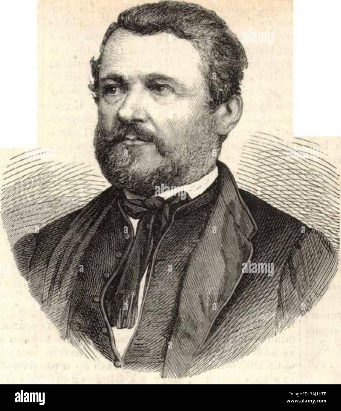 Portrait of Káli Nagy Elek, a Hungarian ministerial councilor and ...