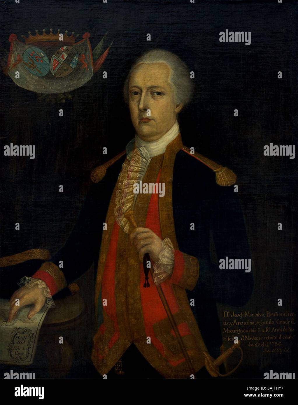 This 1786 portrait by Juan del Río depicts Don José Montalvo, an ...