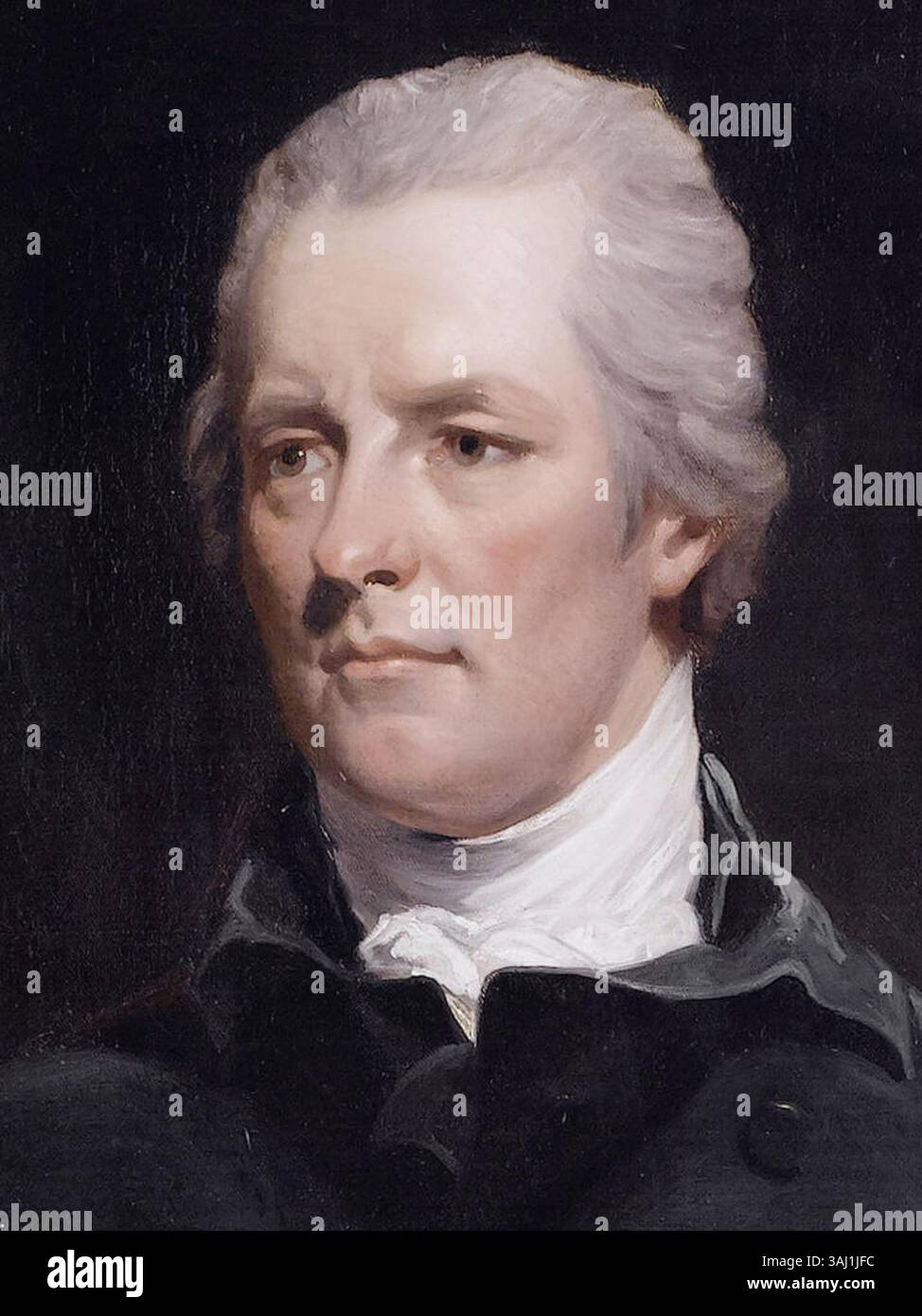 Portrait of William Pitt the Younger, painted after 1806. The oil painting by John Hoppner ...