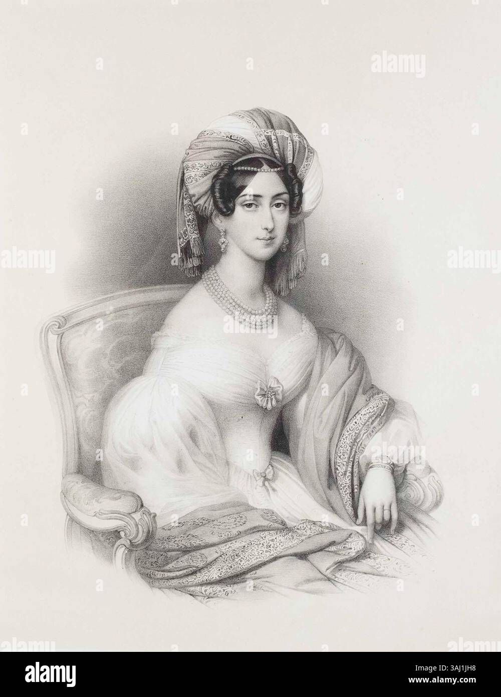This portrait, created in 1840, depicts Archduchess Maria Elisabeth of ...