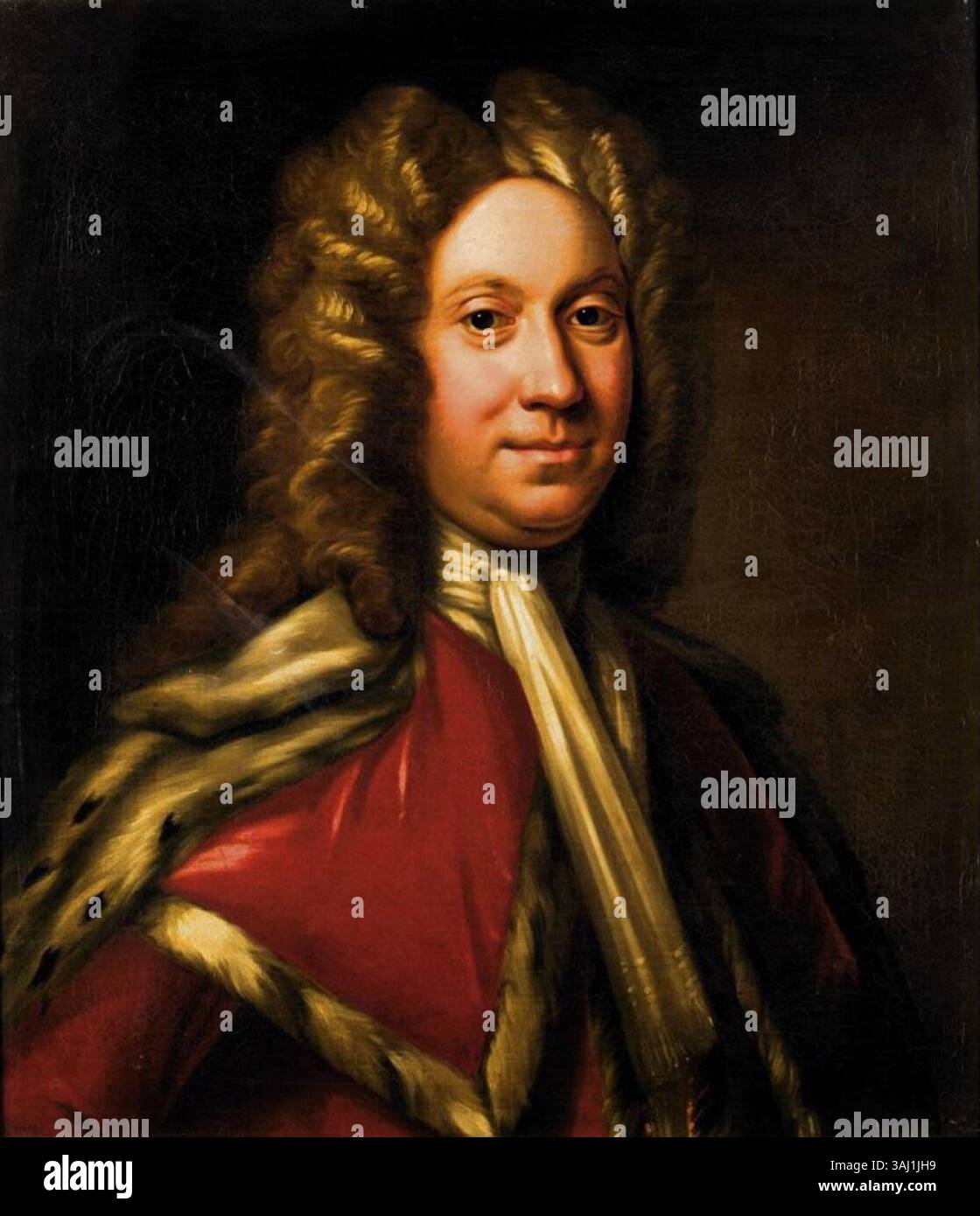 This portrait, attributed to William Aikman, depicts Charles, 9th Lord ...
