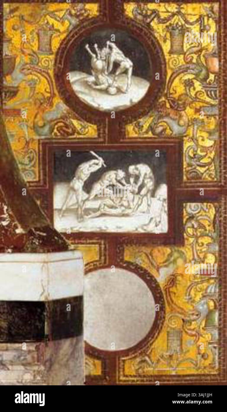 Luca Signorelli's fresco decorations between 1499 and 1502, located in ...