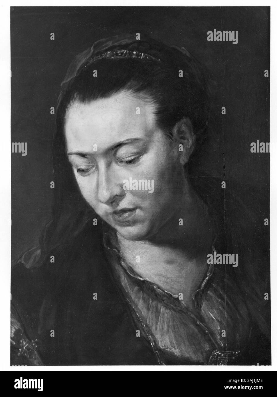 Follower of Peter Paul Rubens, Head of a Young Woman, is an oil ...