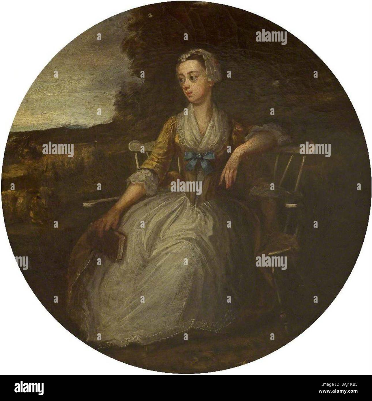 This portrait of Sarah Tully, Lady Hoare, was painted between 1730 and ...