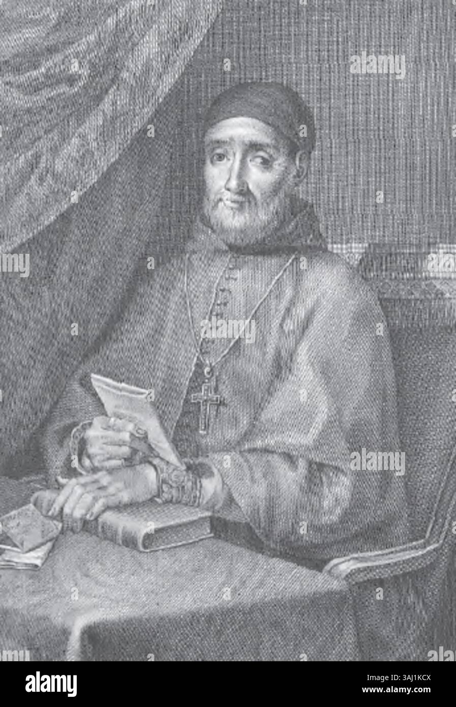 This engraving by Juan Barcelón, based on a drawing by José Maea ...