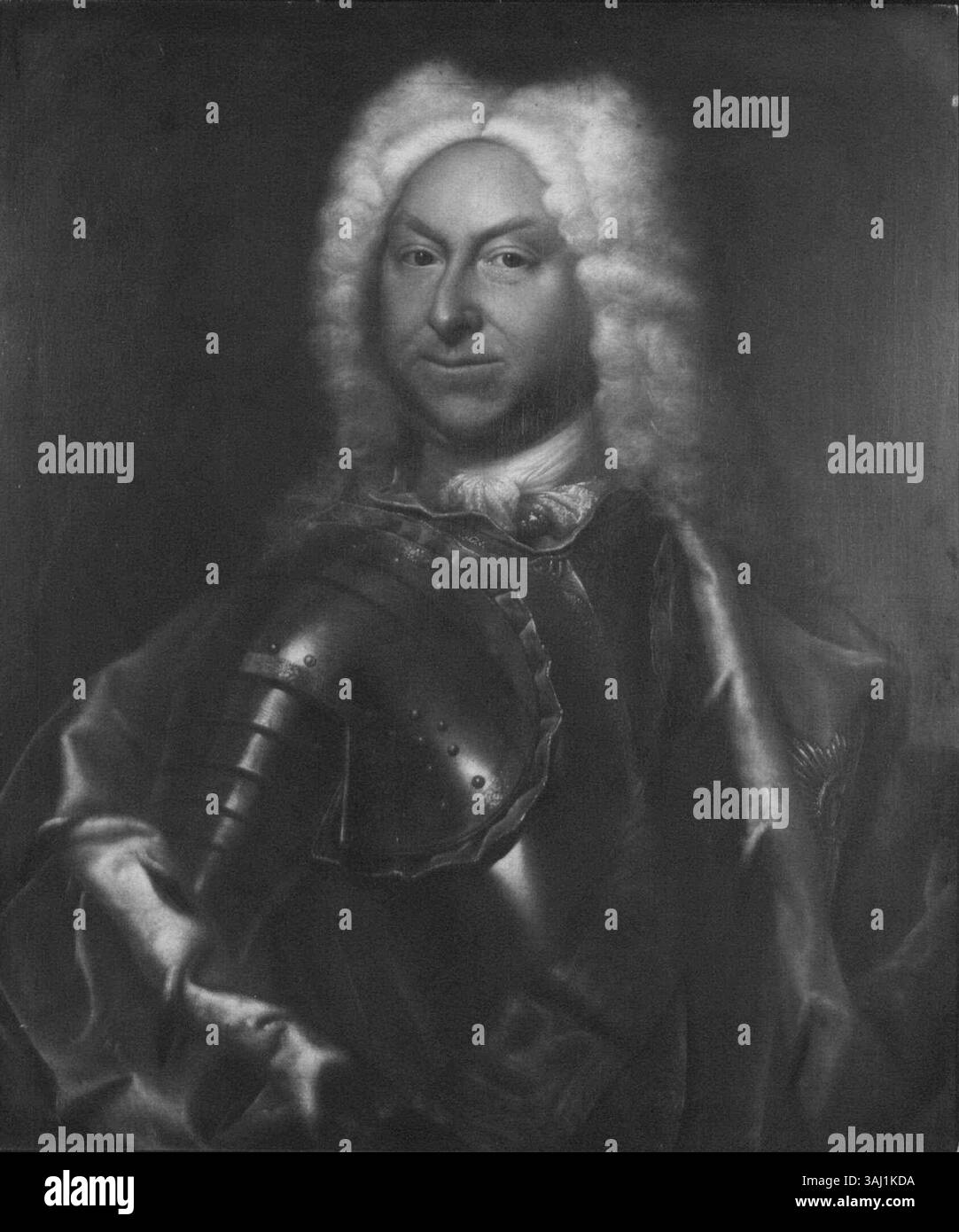 This portrait, attributed to the German School, depicts Frederick II ...