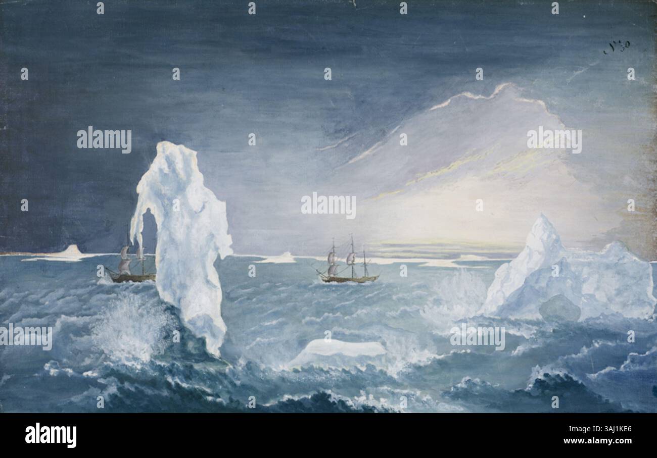 This 1773 watercolor by Georg Forster, painted during Cook's second ...