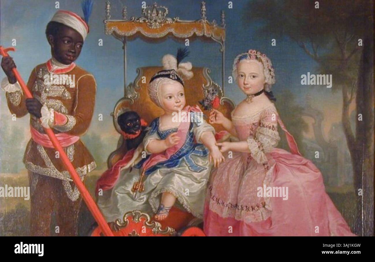 This oil painting from 1750, housed at the Stadtmuseum Schwetz, depicts ...