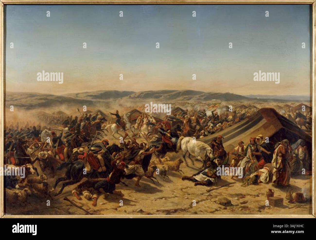 Hippolyte Bellangé’s 1847 painting 'Prise de la Smala' depicts the ...