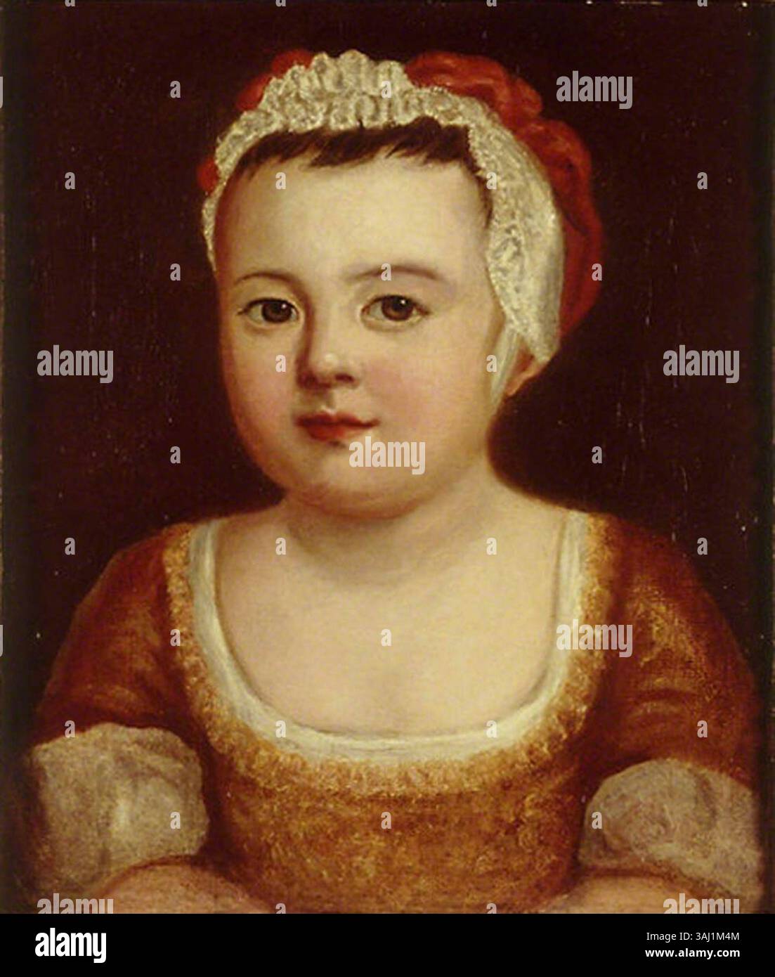 This oil painting from the British School, created between 1600 and ...