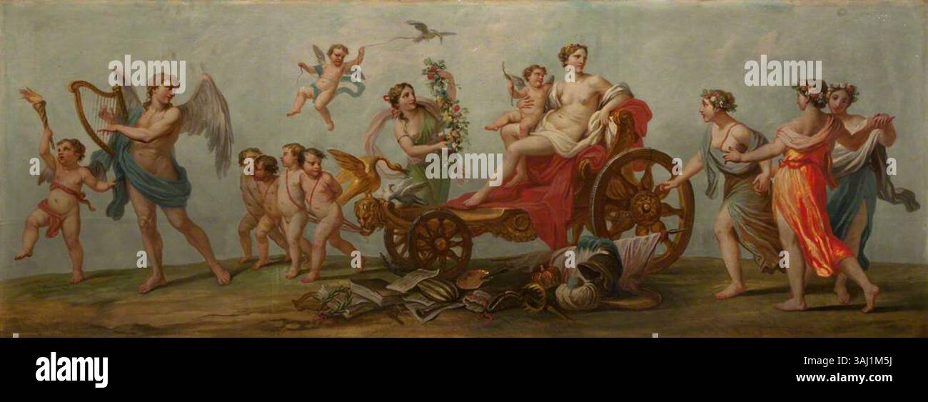The Four Seasons: Winter - Aeolus with the Winds, attributed to William ...