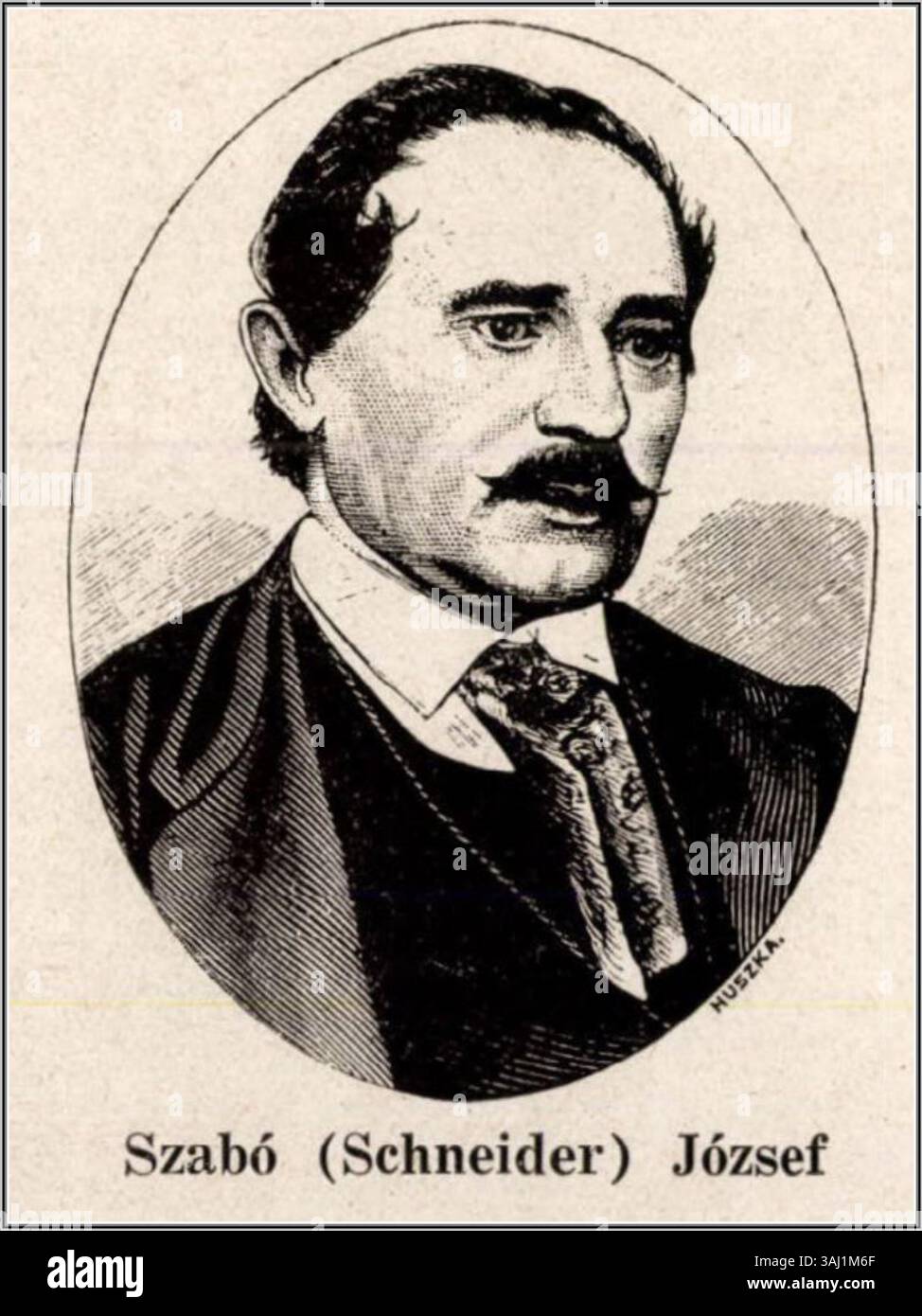 A 1931 portrait of József Szabó, a Hungarian actor and theater director ...