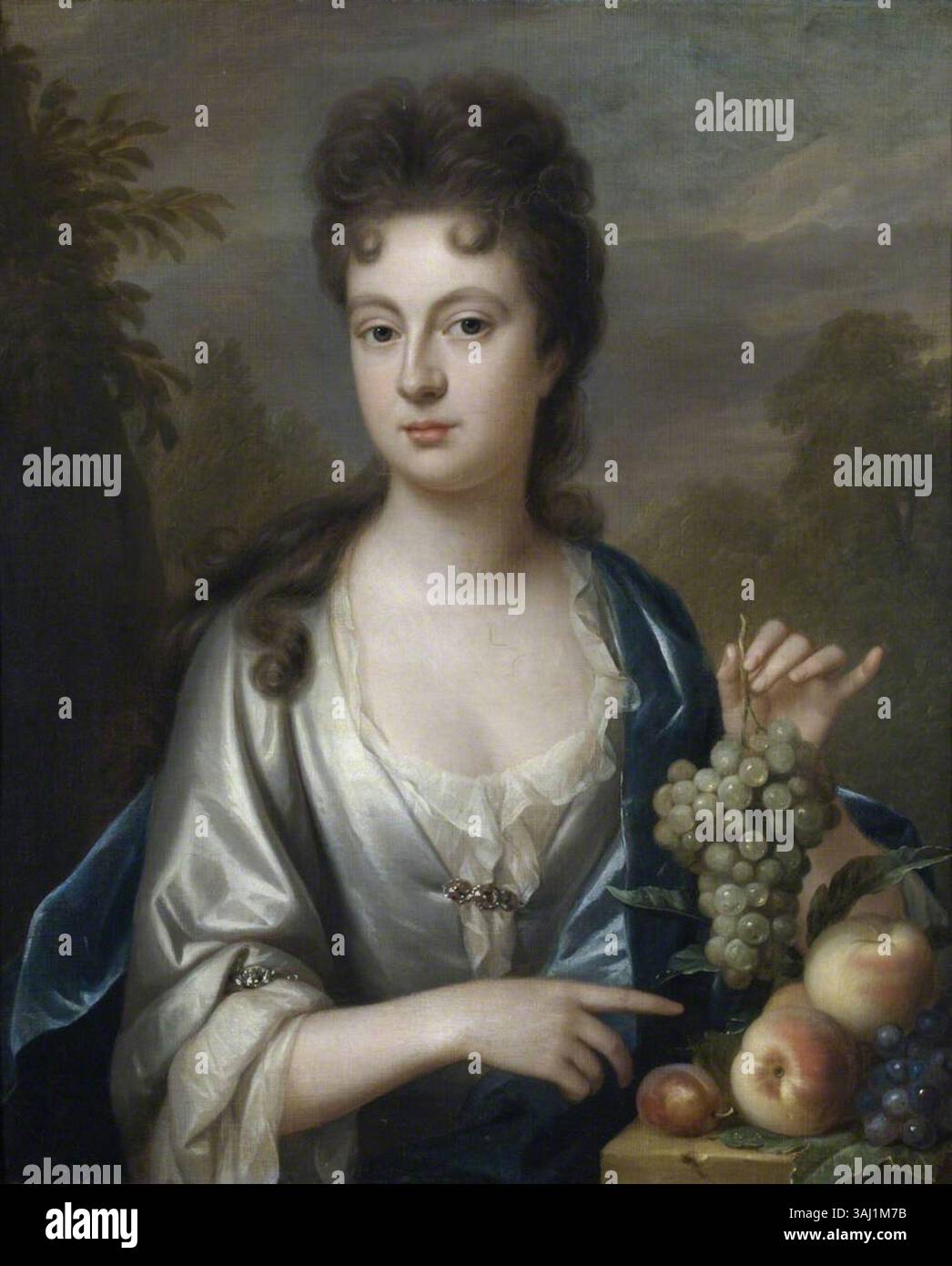 This portrait, painted between 1705 and 1715, depicts Florence ...