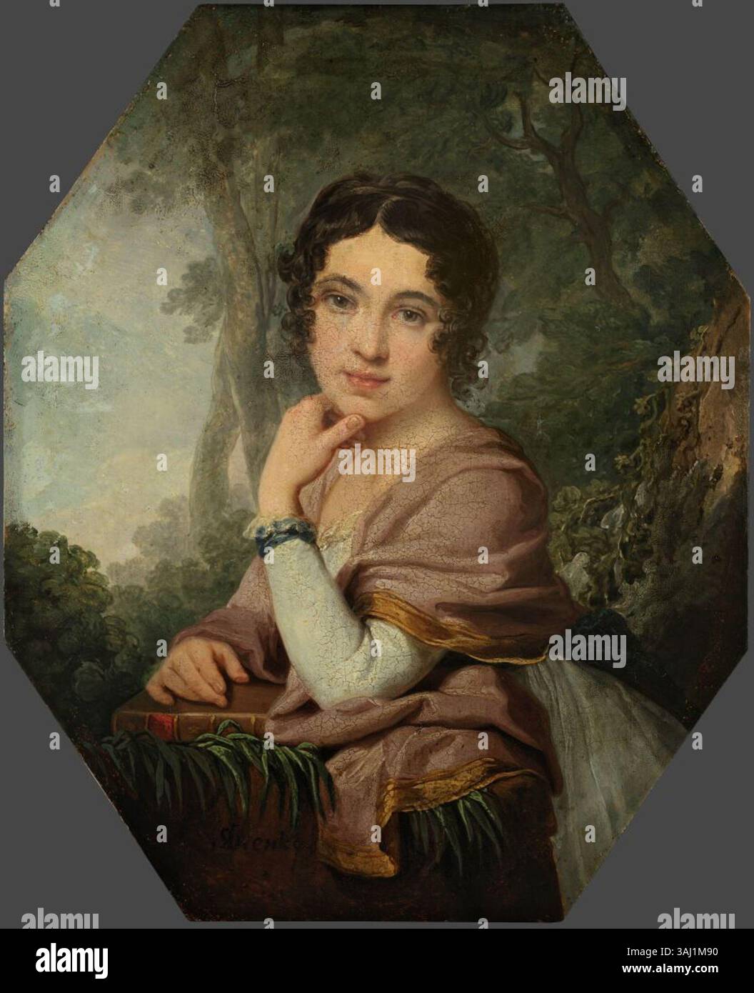 Feodosiy Yanenko's reproduction of Vladimir Borovikovsky's portrait of ...