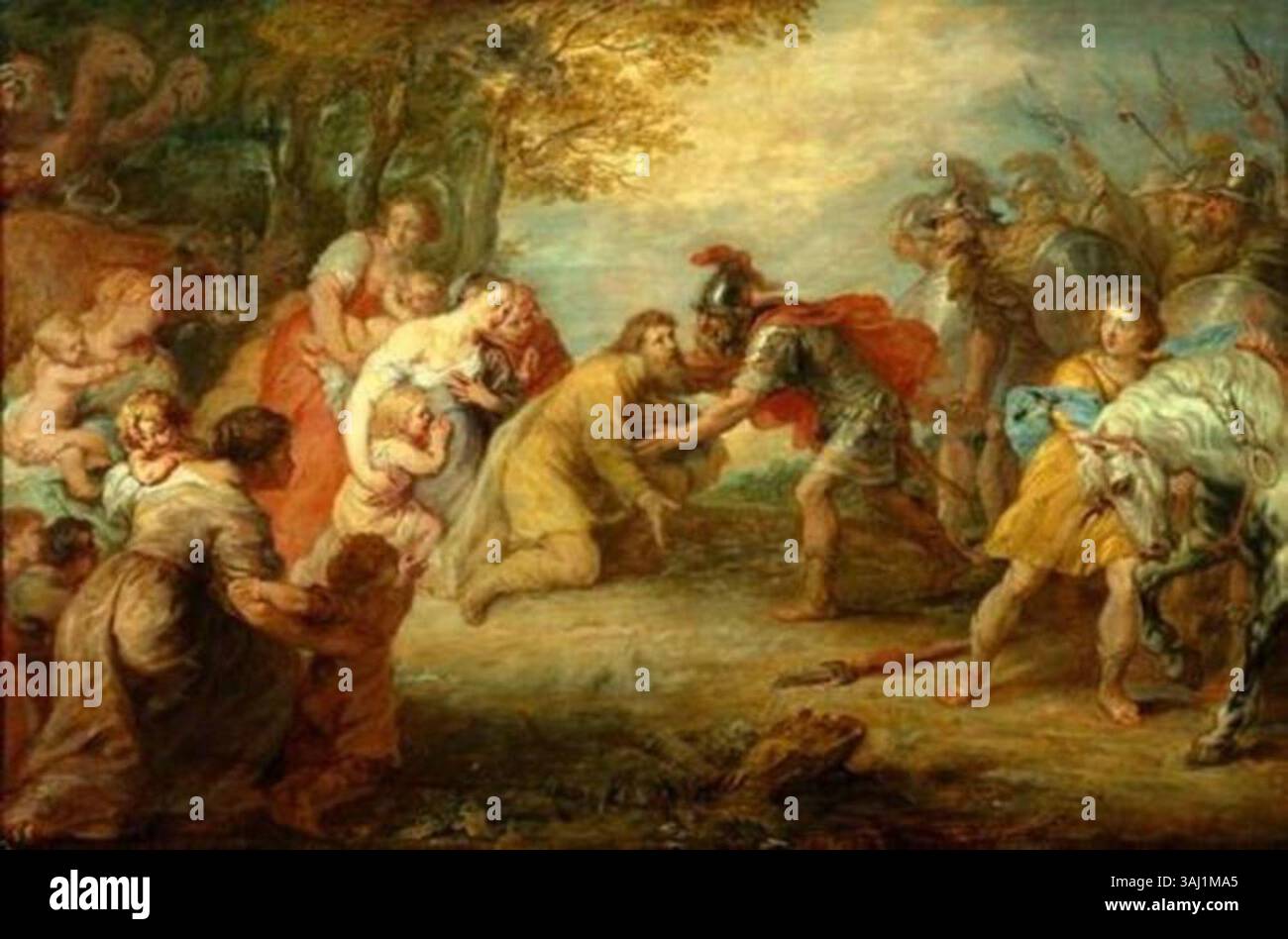 This painting, created between 1633 and 1653, illustrates the biblical ...