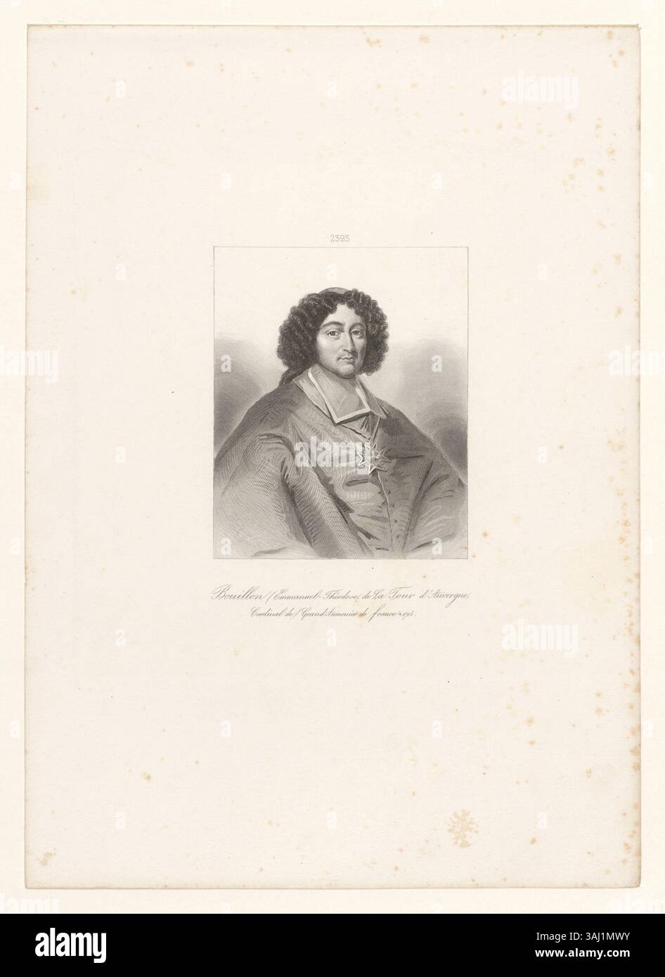 Emmanuel-Théodose de la Tour d'Auvergne, Cardinal de Bouillon, served ...